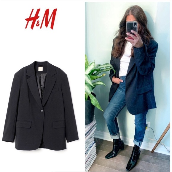 H&M | Jackets & Coats | Hm Oversized Blazer | Poshmark